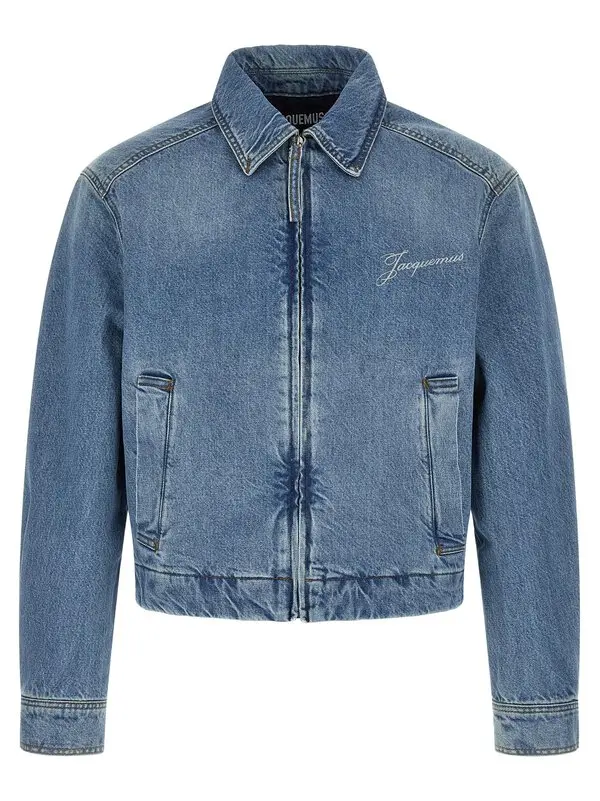 Jacquemus La Veste De-nîmes Canevas Denim Jacket - Blue
