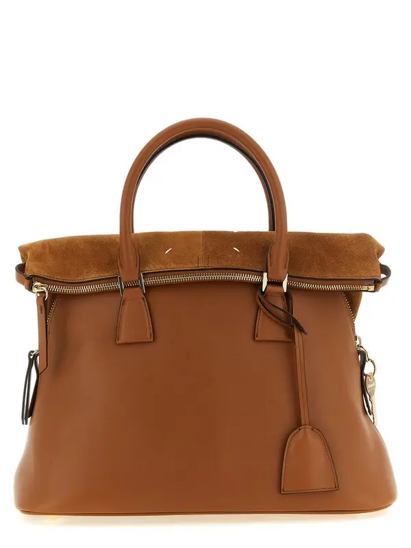 MAISON MARGIELA 5ac Soft' Medium Shoulder Bag - Brown