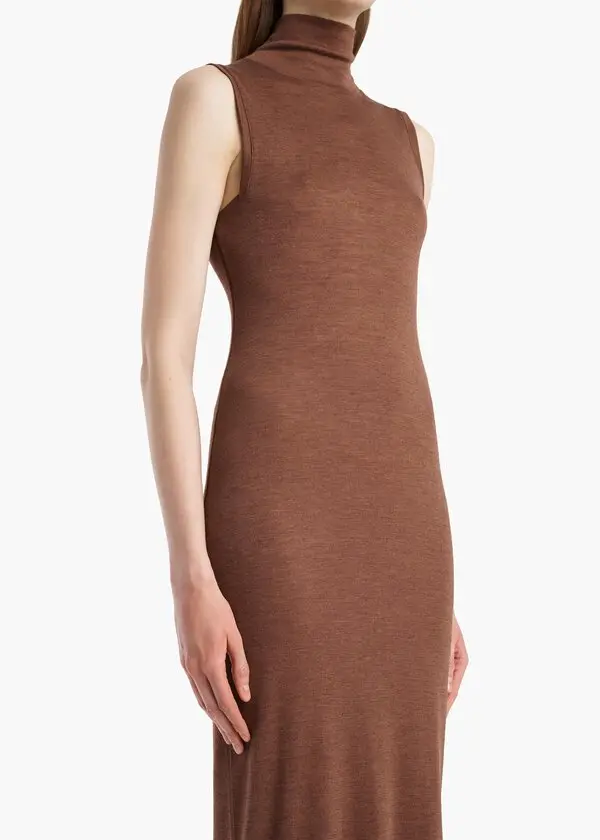 Khaite Demi Dress In Wool Silk