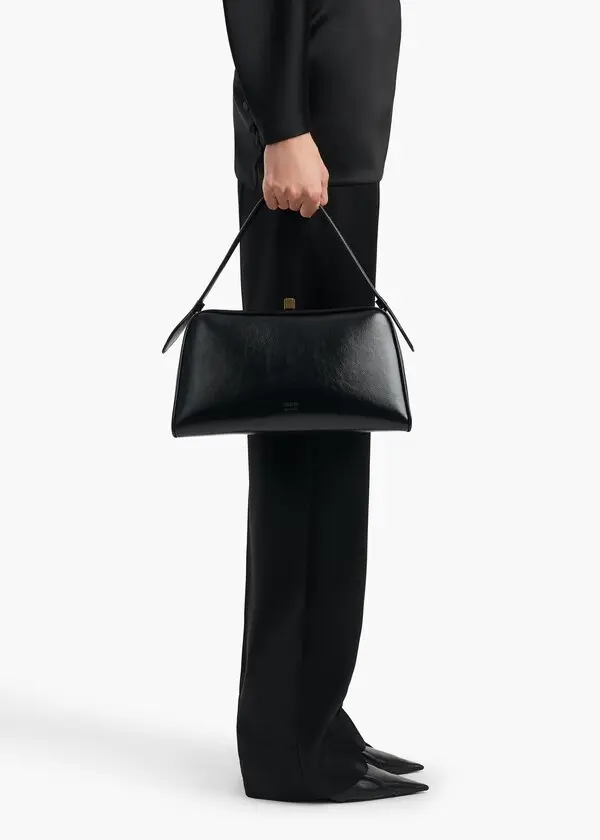 Khaite Cate Bag In Crackle Patent Leather