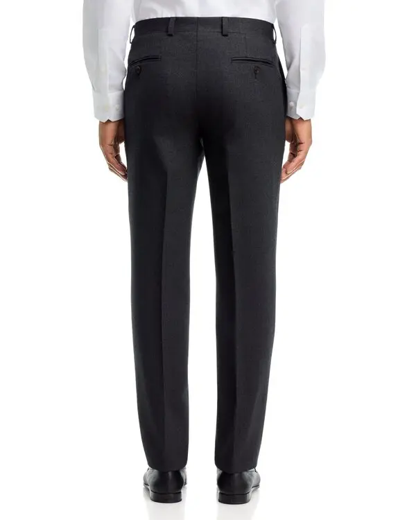 JACK VICTOR Stretch Flannel Trousers - Grey
