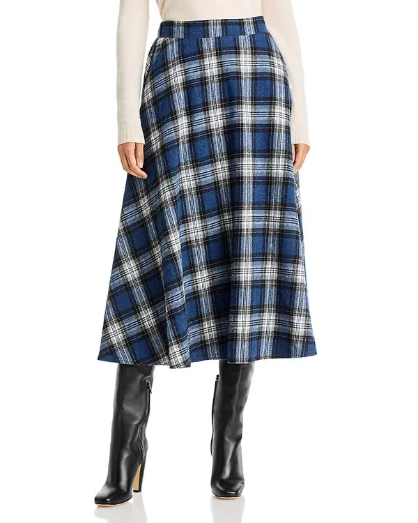 AREA STARS Blake Printed Midi Skirt