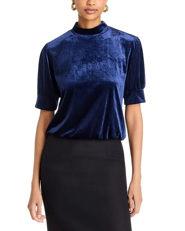 AREA STARS Hailey Velvet Top