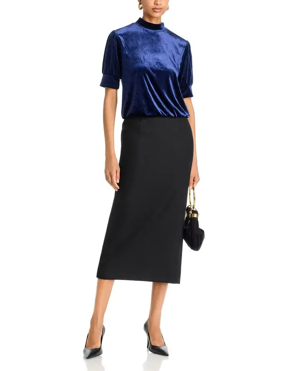 AREA STARS Hailey Velvet Top