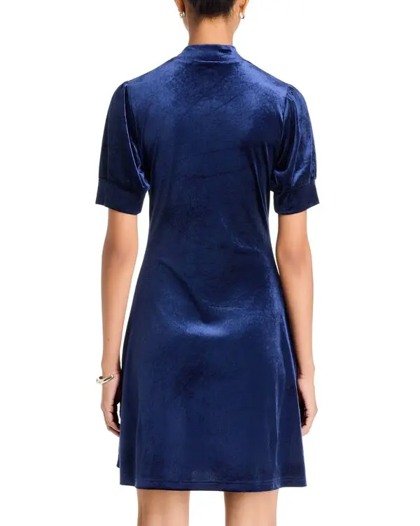 AREA STARS Hailey Velvet Mini Dress