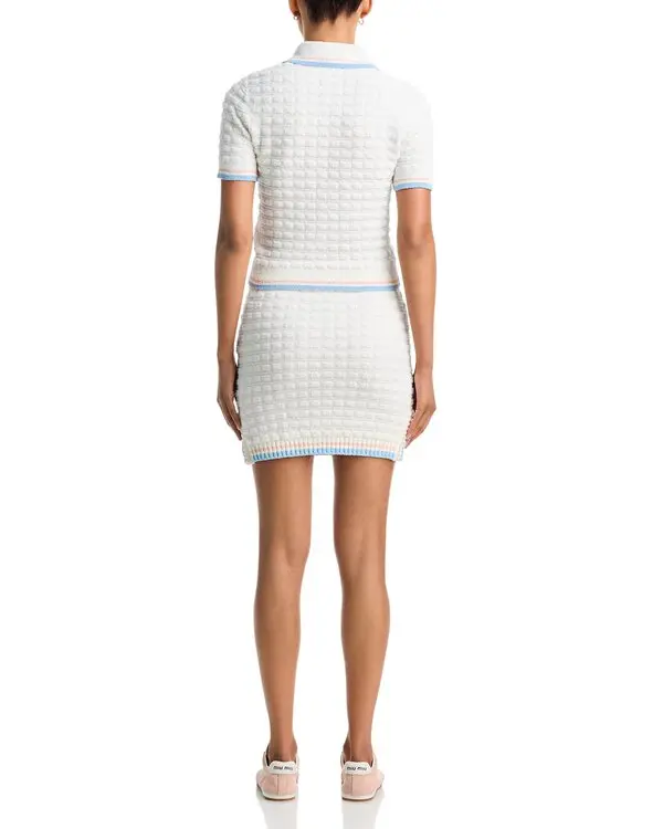 Casablanca Boucle Tennis Polo Shirt
