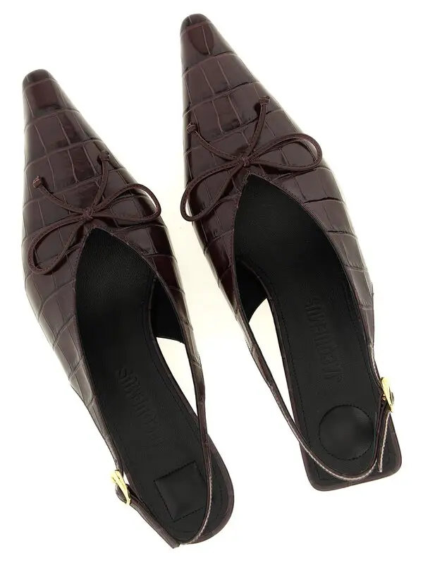 Jacquemus Leather Les Slingbacks Cubisto B Slingback - Multicolor
