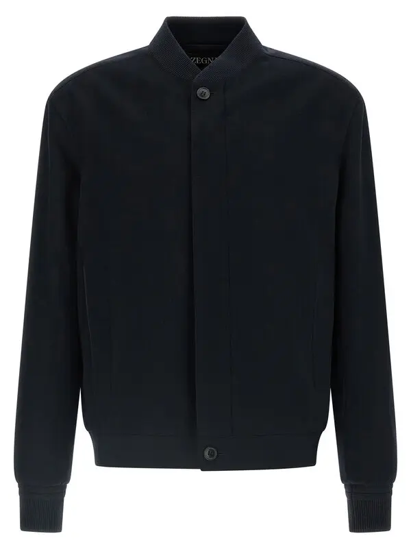 Zegna Oasis Cashmere Bomber Jacket