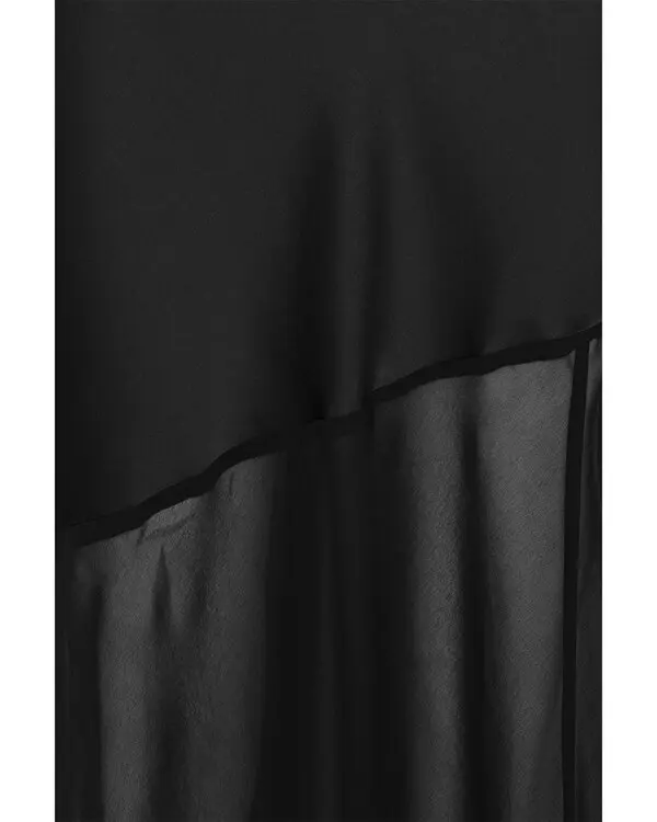 ROTATE BY BIRGER CHRISTENSEN Long Sleeve Slit Maxi Dress