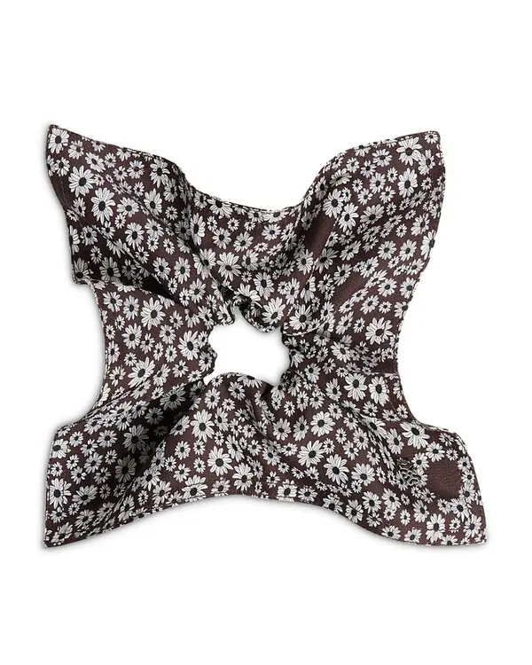 Sandro Floral Print Scrunchie