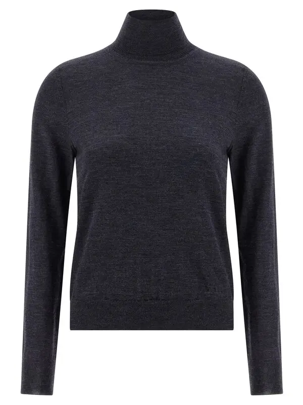 MAISON MARGIELA Wool Turtleneck Sweater - Blue