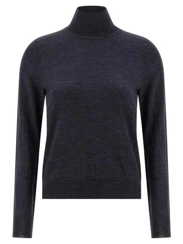 MAISON MARGIELA Wool Turtleneck Sweater - Blue