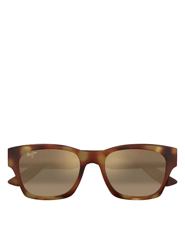 Maui Jim Valley Isle Square Sunglasses, 53mm
