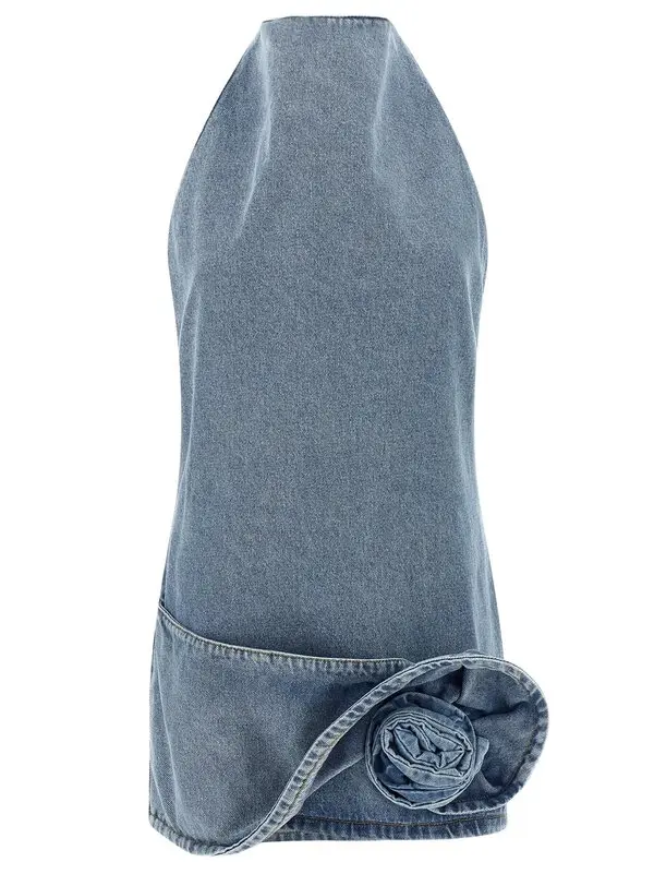 Magda Butrym Denim 10 Dress' Dress - Blue