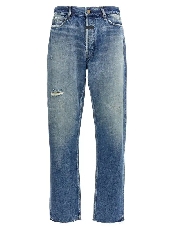 Fear Of God Straight 5 Pocket' Jeans