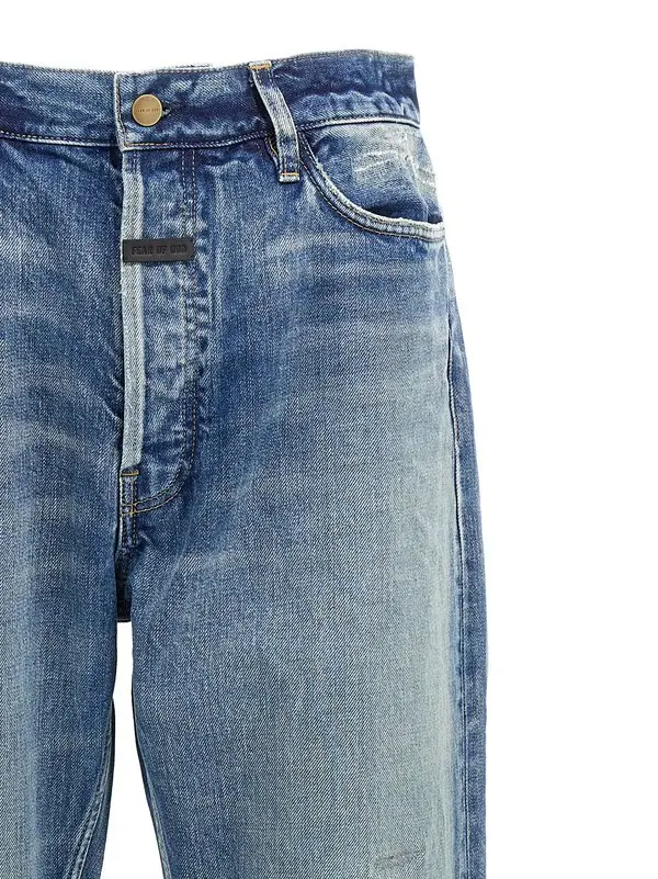 Fear Of God Straight 5 Pocket' Jeans