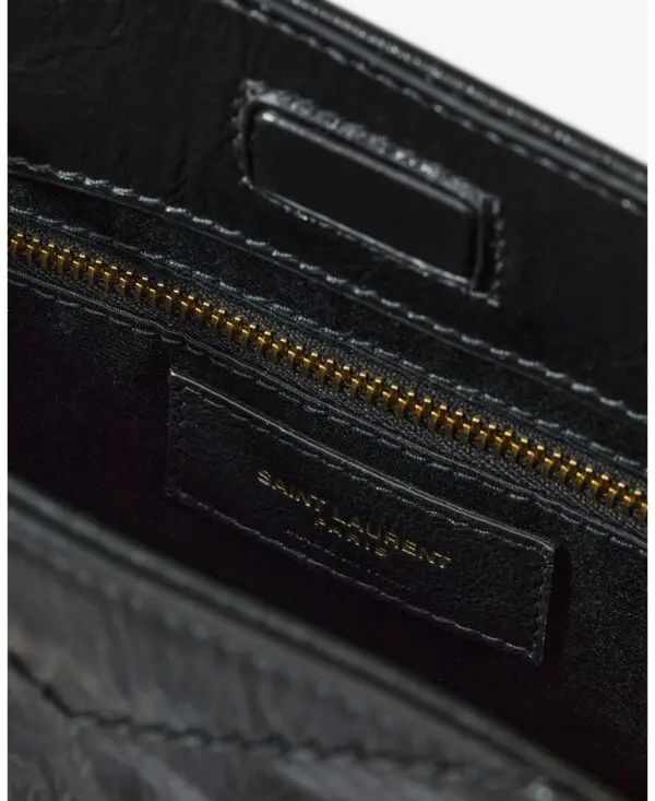 Saint Laurent Niki Mini Shopping - Black