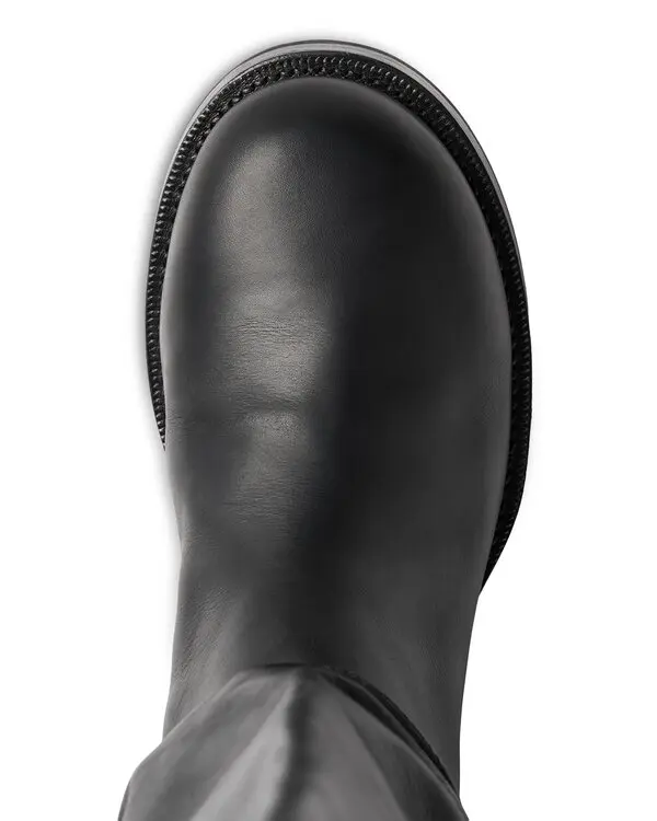 Balenciaga Buckle Tall Leather Boots