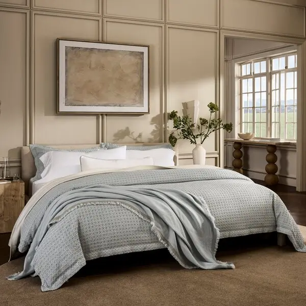 BOLL & BRANCH Mosaic Waffle Duvet Cover, King/california King
