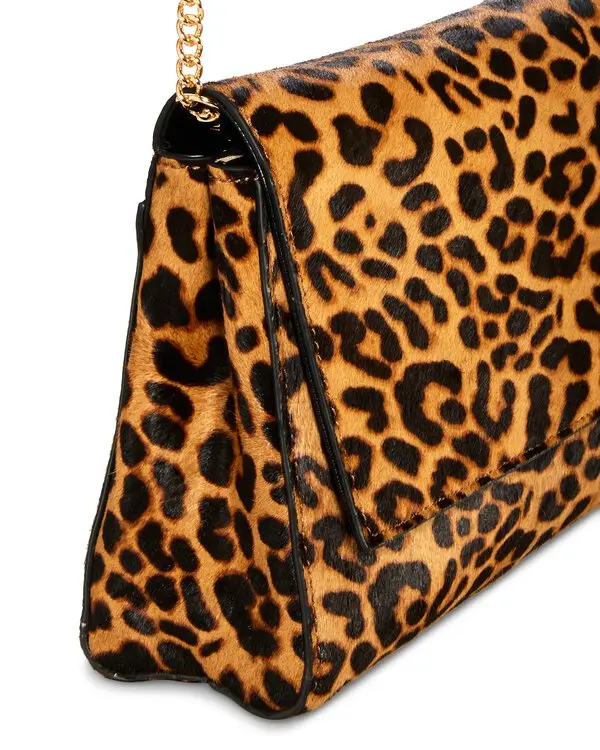 Aqua Small Calf Hair Clutch Exclusive