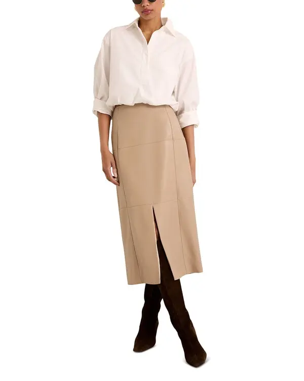 MARIE OLIVER Dallas Cotton Button Front Top
