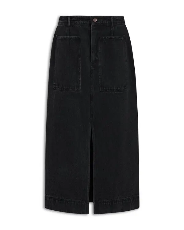 MARIE OLIVER Leighton Cotton Midi Skirt