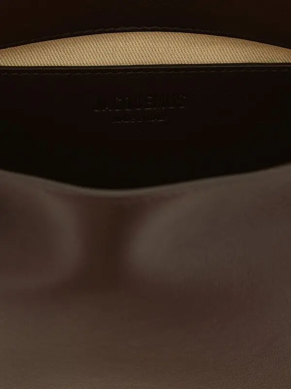 Jacquemus Le Sac Rond Carré Clutch - Brown