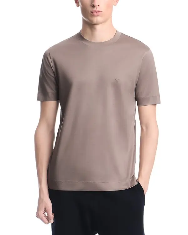 Emporio Armani Crewneck Jersey Tee - Driftwood