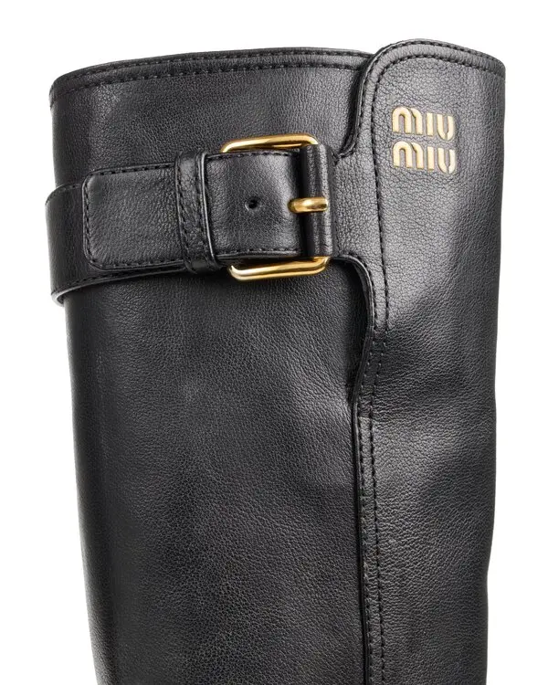 Miu Miu Tall Leather Boots