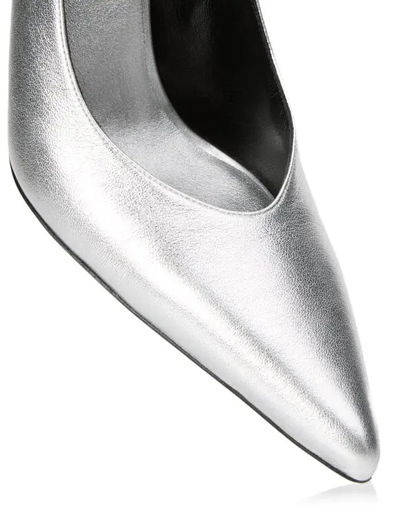 Versace Nyx Leather Slingbacks