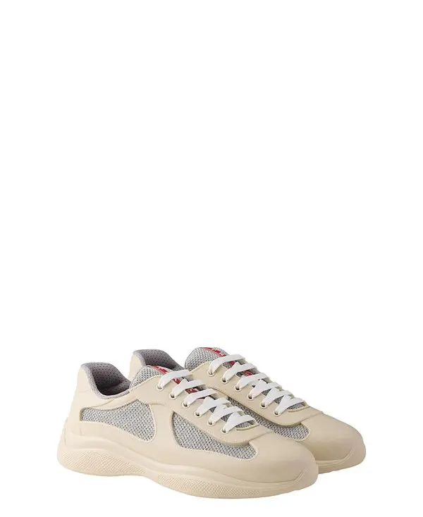 Prada America's Cup Soft Rubber And Bike Fabric Sneakers