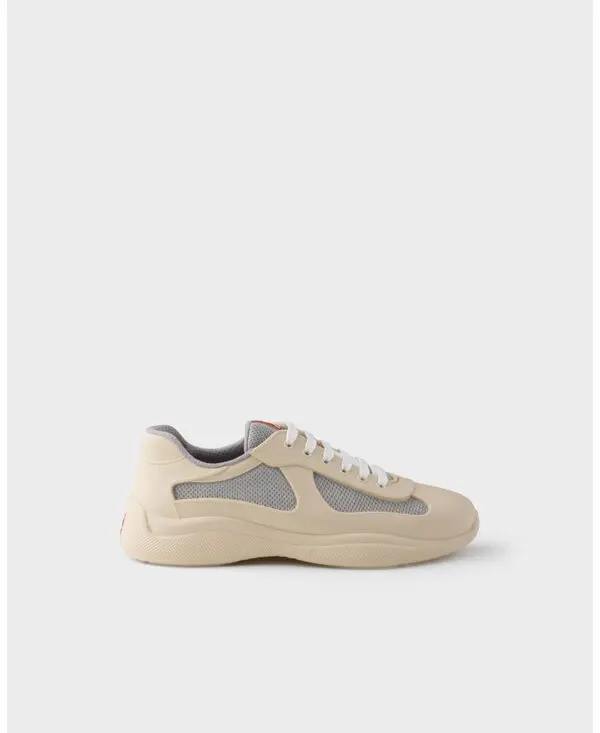 Prada America's Cup Soft Rubber And Bike Fabric Sneakers