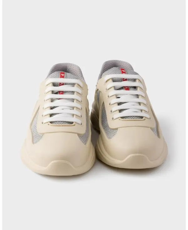 Prada America's Cup Soft Rubber And Bike Fabric Sneakers