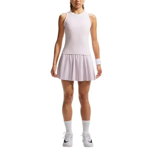 Nike Court Advantage Pleated Tennis Skirt Asia Sizing - Bleached Lilac