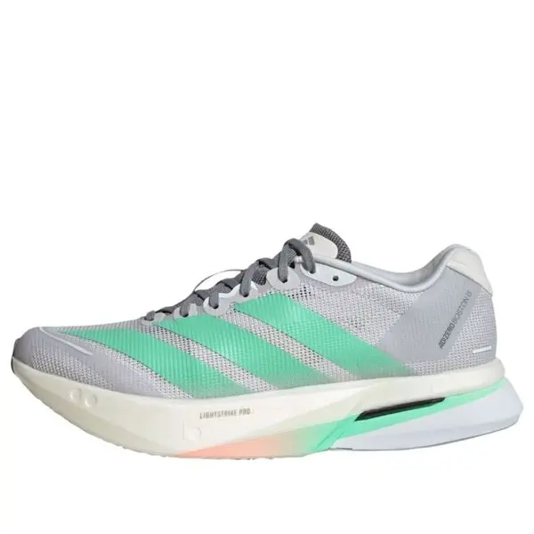 Adidas Adizero Boston 13 'dash Grey Pulse Mint Haze Coral - Dash Grey/pulse Mint/haze Coral