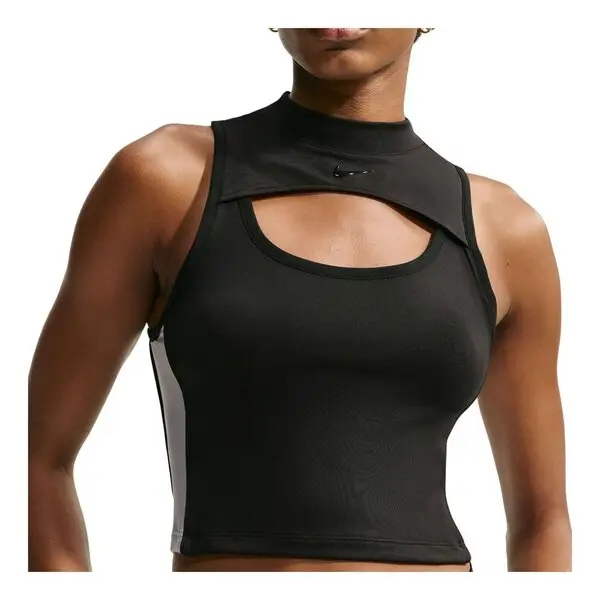 Nike X Naomi Osaka Tight Mod-cropped Tank Top - Black/white