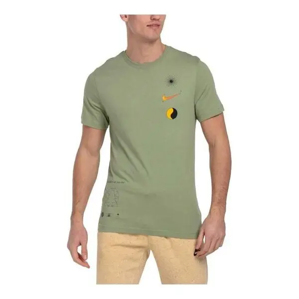 Nike Lift Others T-shirt 'green - Green/multi-color