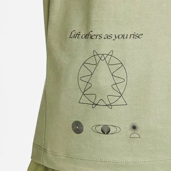 Nike Lift Others T-shirt 'green - Green/multi-color