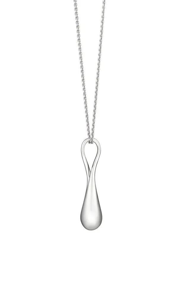 KINRADEN Doric Sterling Pendant With Chain - Silver