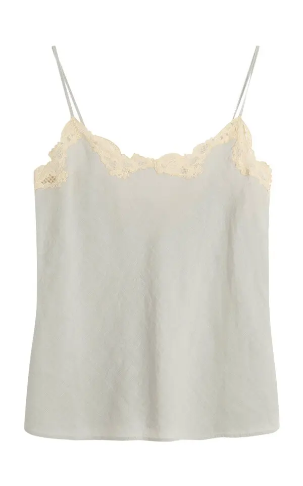 SKALL STUDIO Amour Linen-cotton Singlet