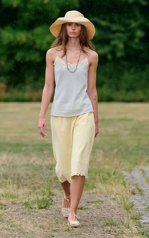 SKALL STUDIO Amour Linen-cotton Singlet