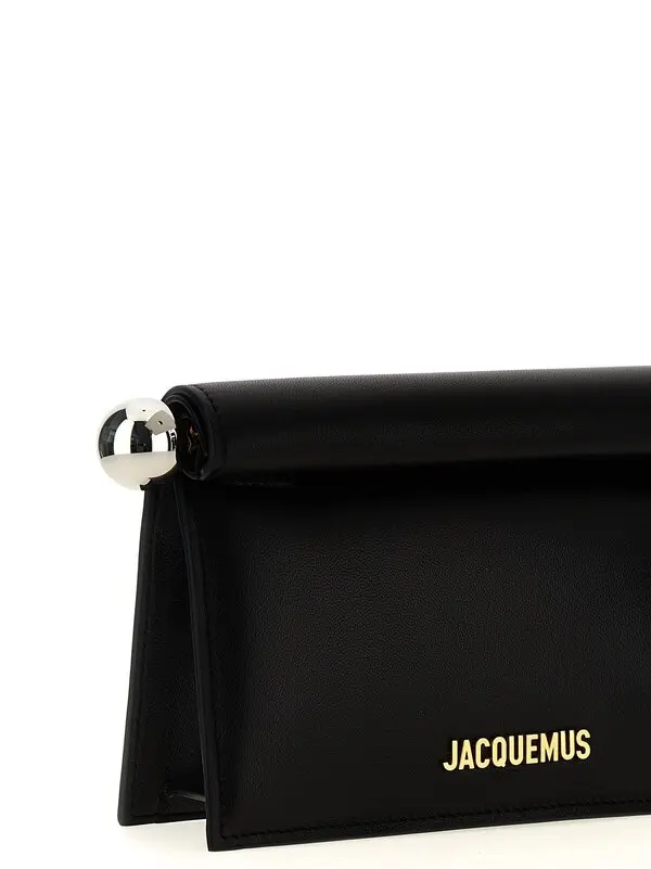 Jacquemus La Petite Pochette Rond Carré Clutch - Black