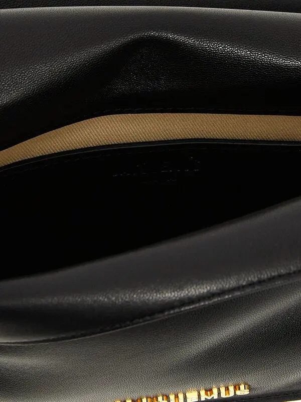 Jacquemus La Petite Pochette Rond Carré Clutch - Black