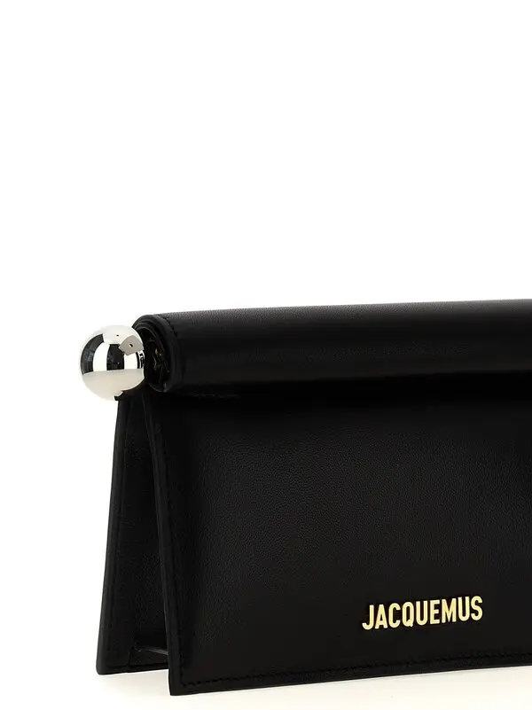 Jacquemus La Petite Pochette Rond Carré Clutch - Black