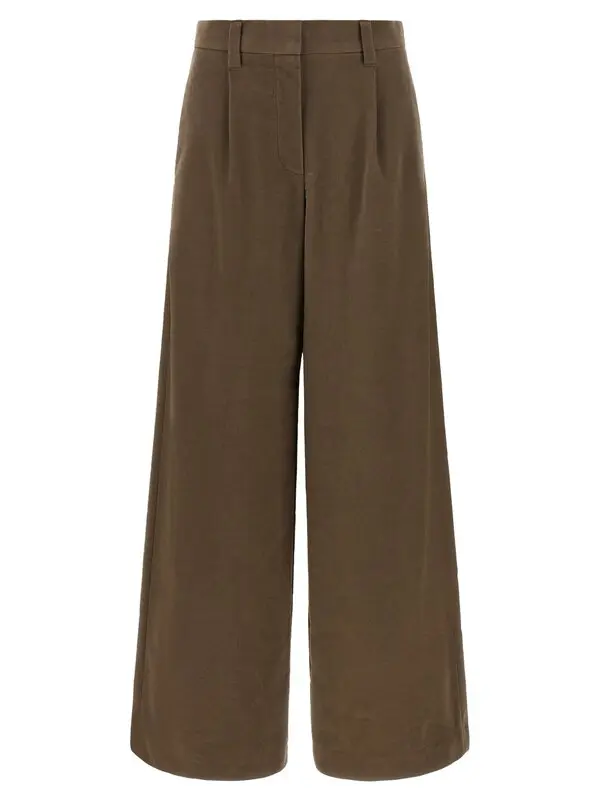 Brunello Cucinelli Fustagno Pants - Brown