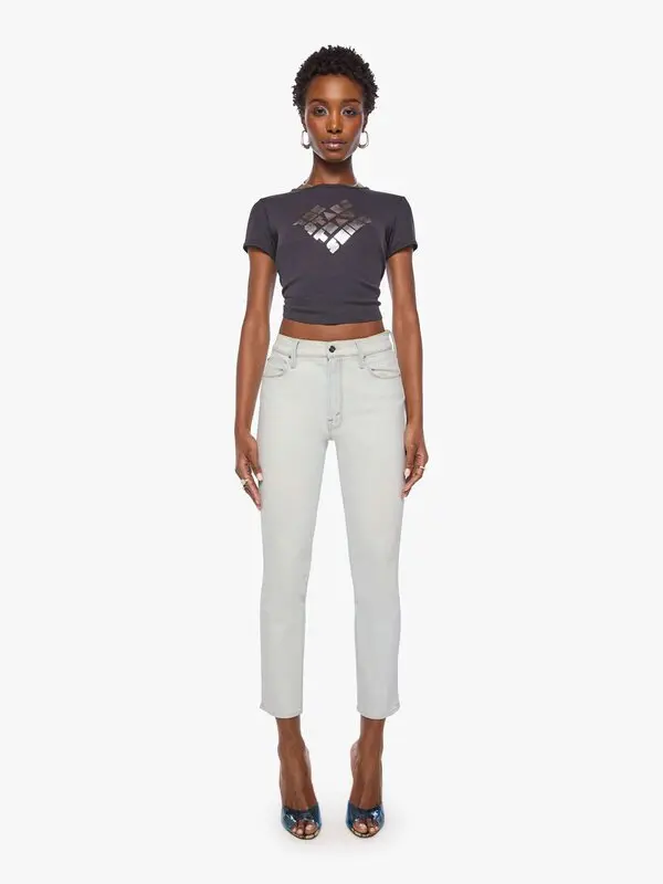 MOTHER The Mid Rise Dazzler Ankle Jeans - Blue