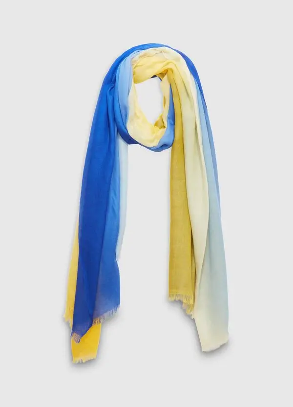Vince Ukraine Cashmere Scarf - Coastal