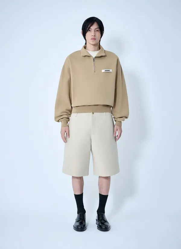Jacquemus Le Camionneur Gros Grain Zip Sweatshirt