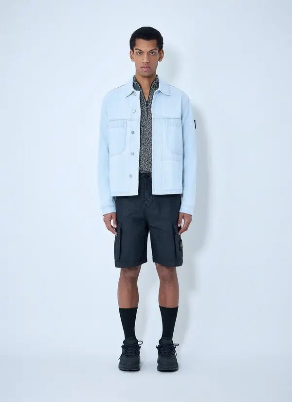 Stone Island Logo Patch Shorts