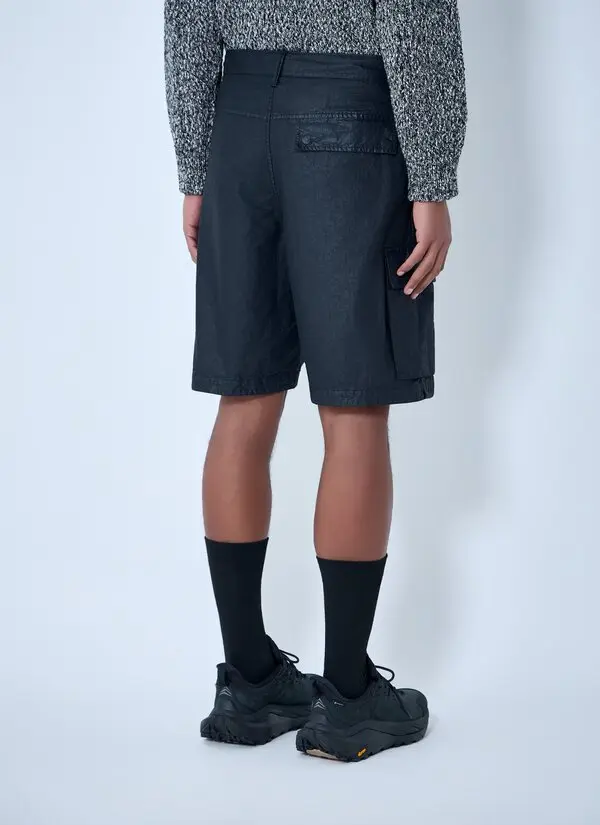 Stone Island Logo Patch Shorts
